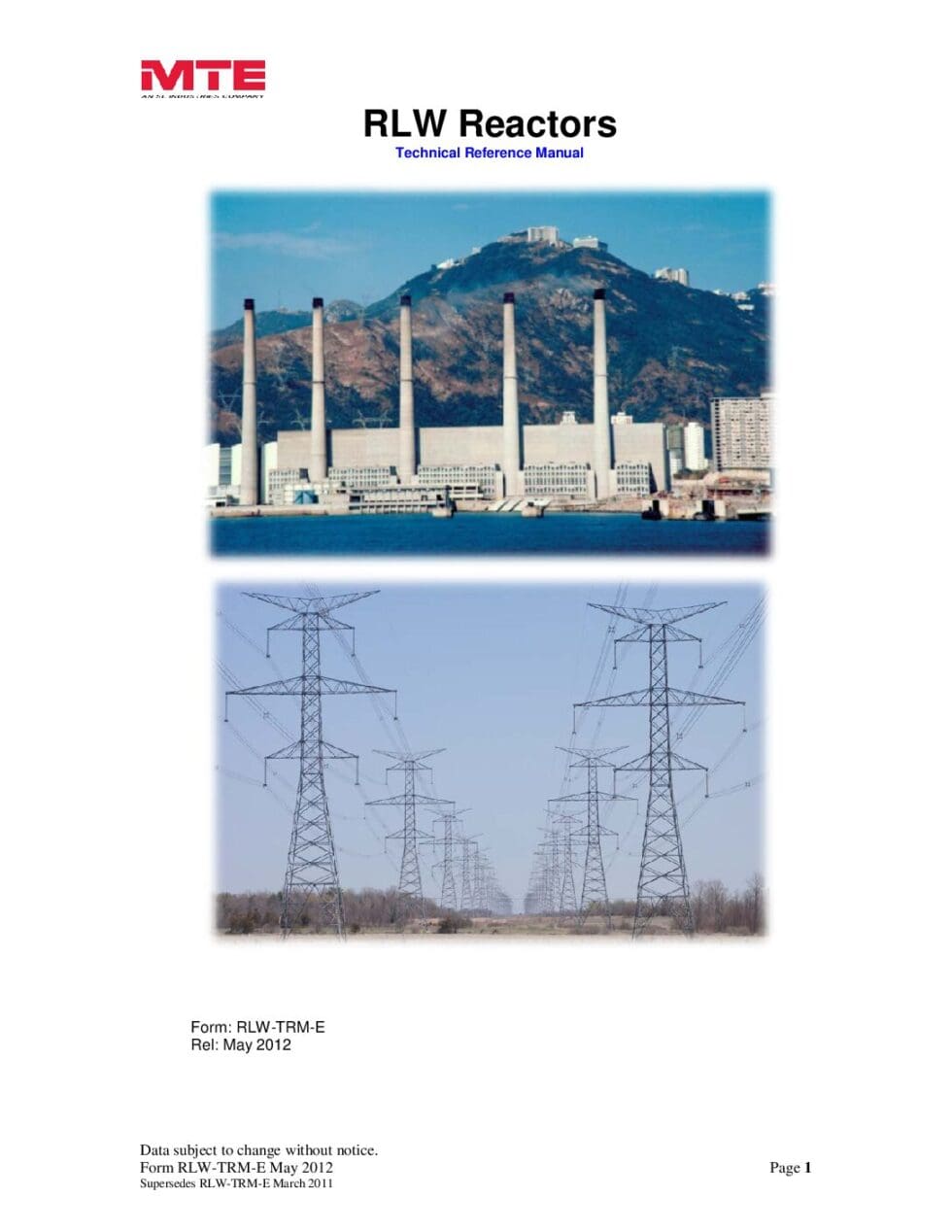 RLW-TRM-E | MTE Corporation