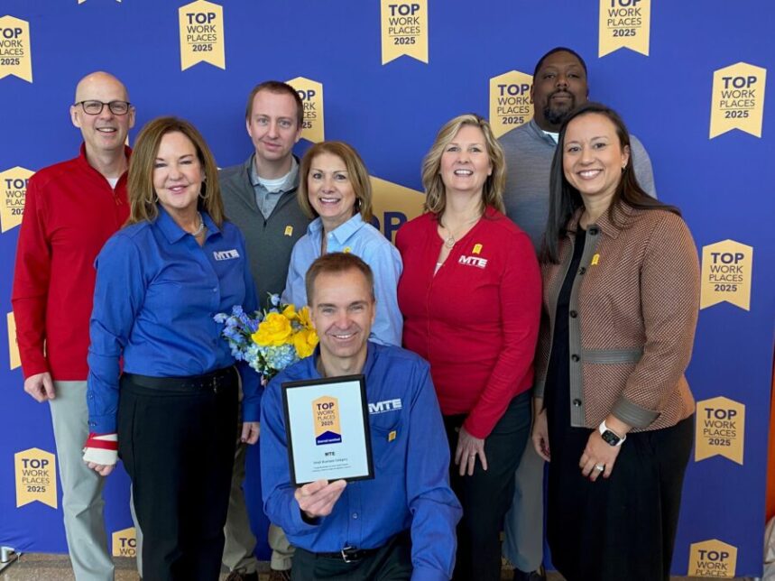 MTE Named a Top Workplace For 2nd Straight Year | MTE Corporation